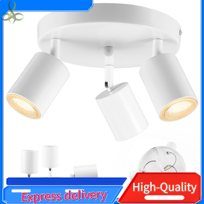 Adjustable spotlight ceiling light can be rotated horizontally 350 ...
