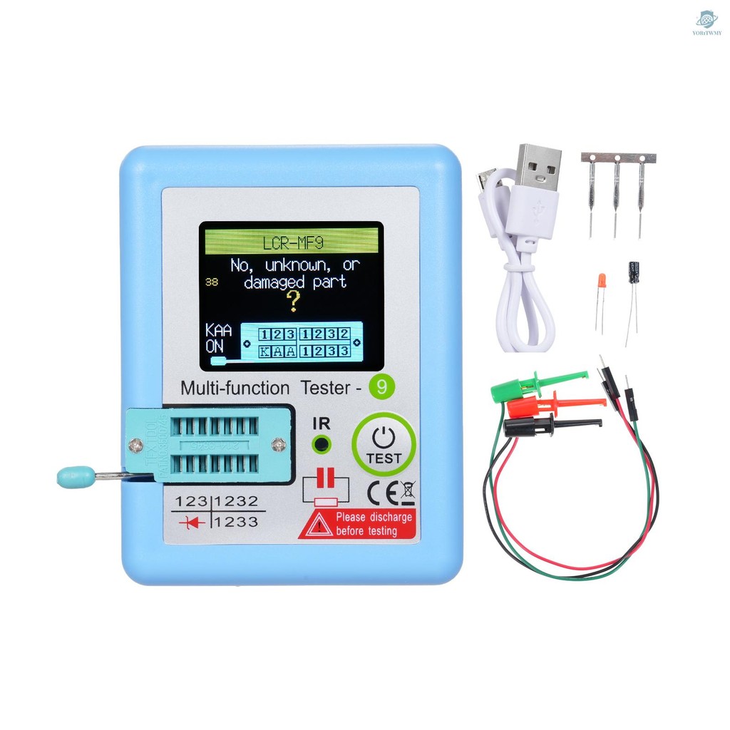 Lcr Mf9 1 8 Tft Lcd Display Multi Meter Transistor Tester Diode