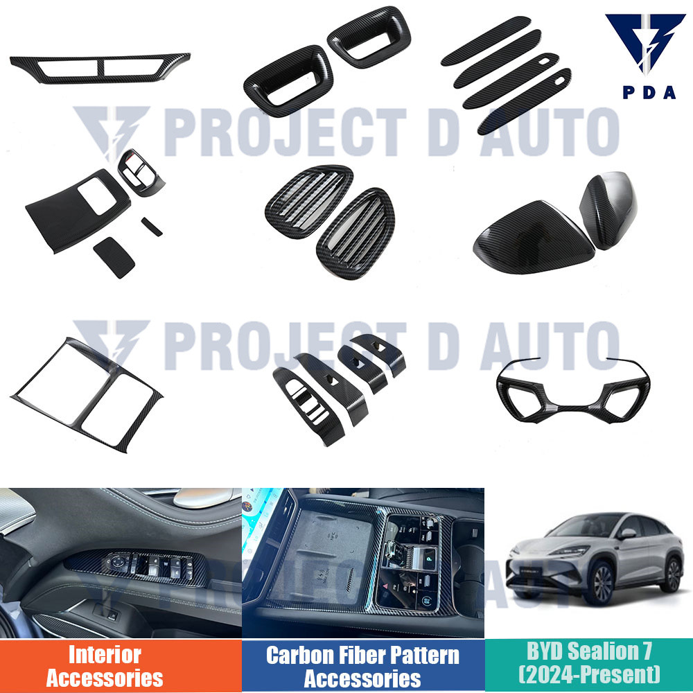 BYD Sealion 7 EV (2024-Present) Carbon Fiber Steering wheel Window ...