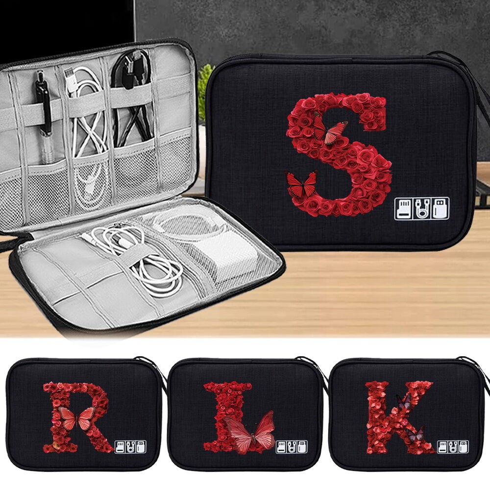 Charger bag Carrying Pouch Power Bank Bag Wire Storage Box Multi ...