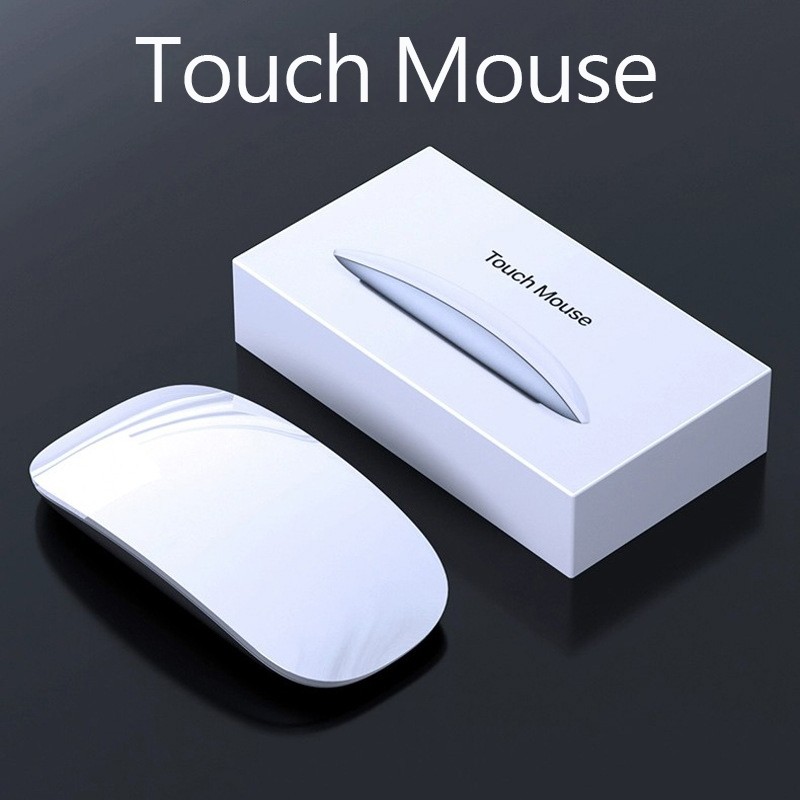 For Apple Wireless Bluetooth Rechargeable Silent Multi Arc Touch Mice ...