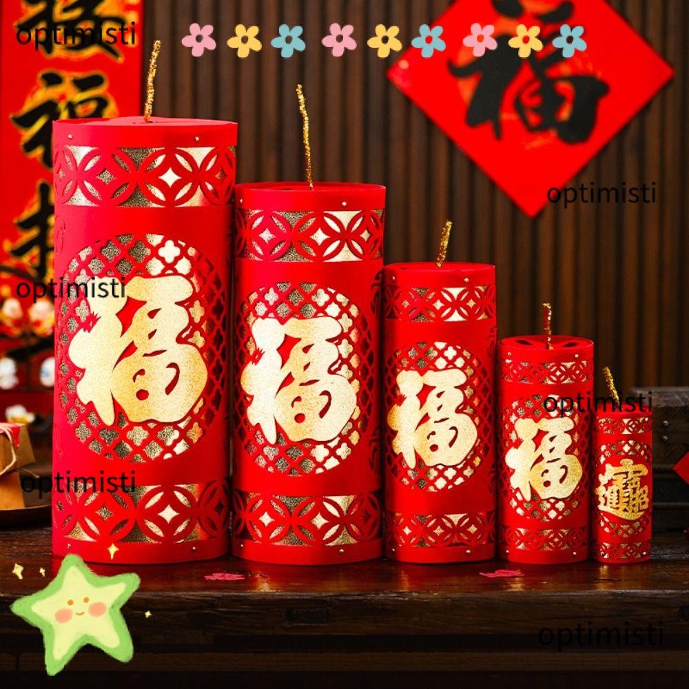 OPTIMISTI 1 Pair Year Decorations, Firecracker Realistic Firecracker ...
