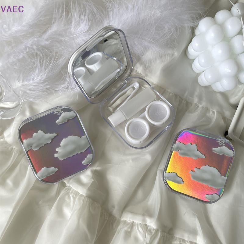 VAEC Laser Cover Contact Lens Case Box Colored Lenses Container Beauty ...