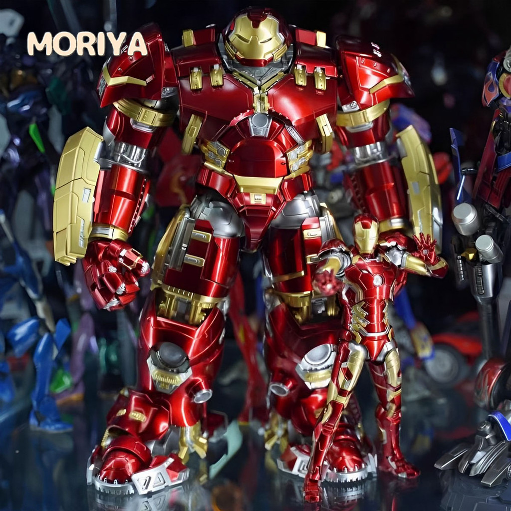 Avengers Iron Man Hulkbuster Action Figures Toy With Light 18CM ...