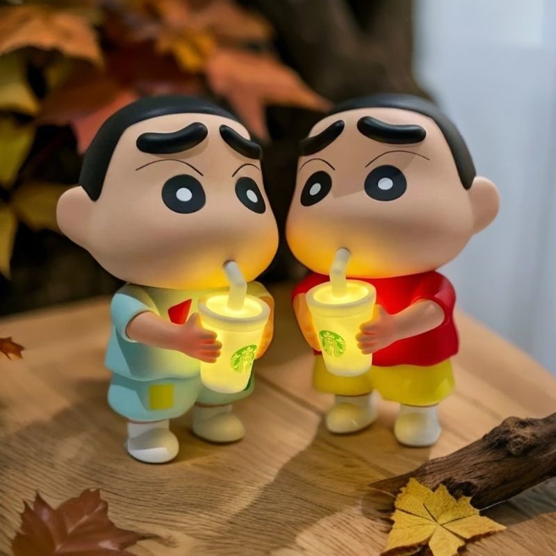 Milk Tea Crayon Shin-Chan Ornaments Large-Size Hand-Made Luminous ...