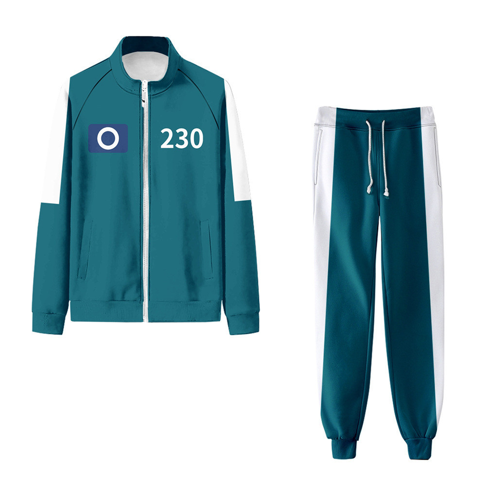 Squid Game 2 Men&Women Jacket Halloween Cosplay Costume Tracksuit ...