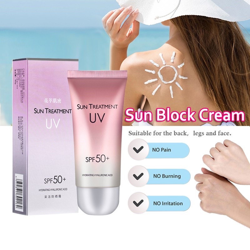 SPF50+ PA+ Beauty Product UV Sun Treatment Intensive Tinted Mineral Spf 50+ Uv Sunblock ...