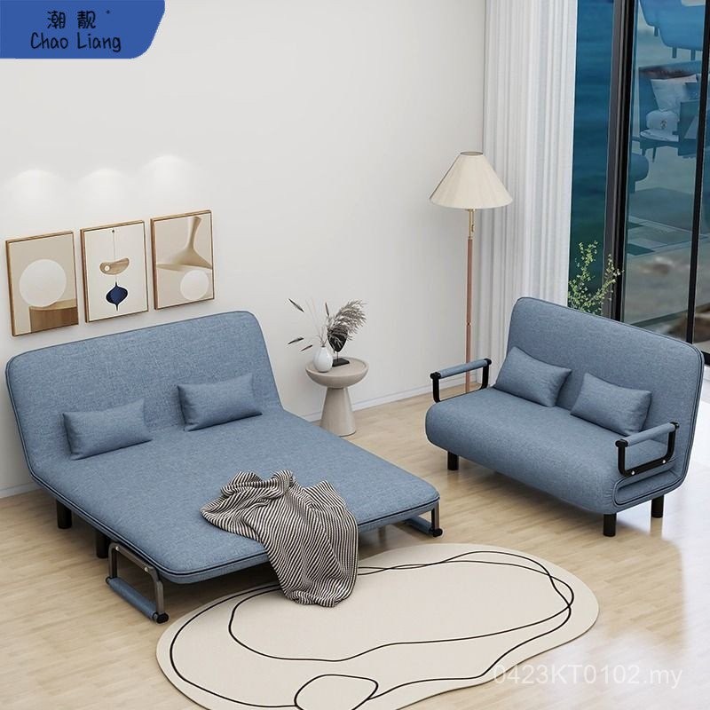 Small Apartment Living Room Balcony Double Foldable Push-Pull Dual-Use ...