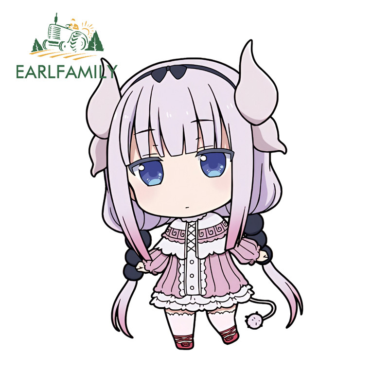 EARLFAMILY Miss Kobayashi’s Dragon Maid Car Stickers Kawaii Motorcycle ...