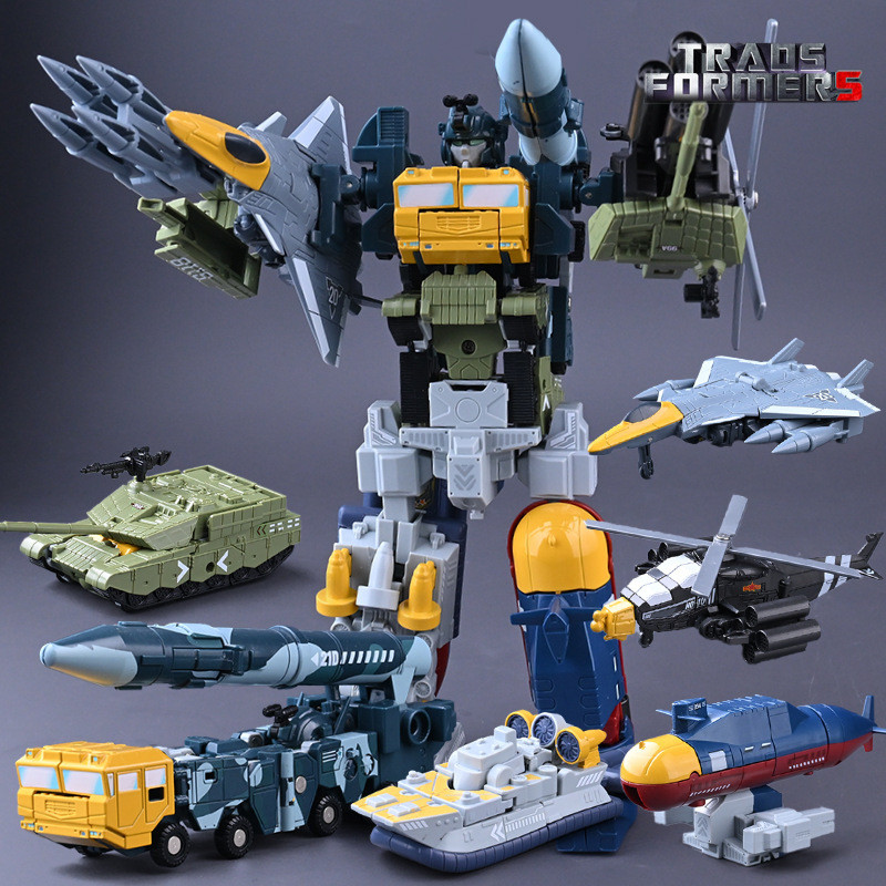 Mecha Children Transformation Toy Boy King Kong Robot Airplane Optimus ...