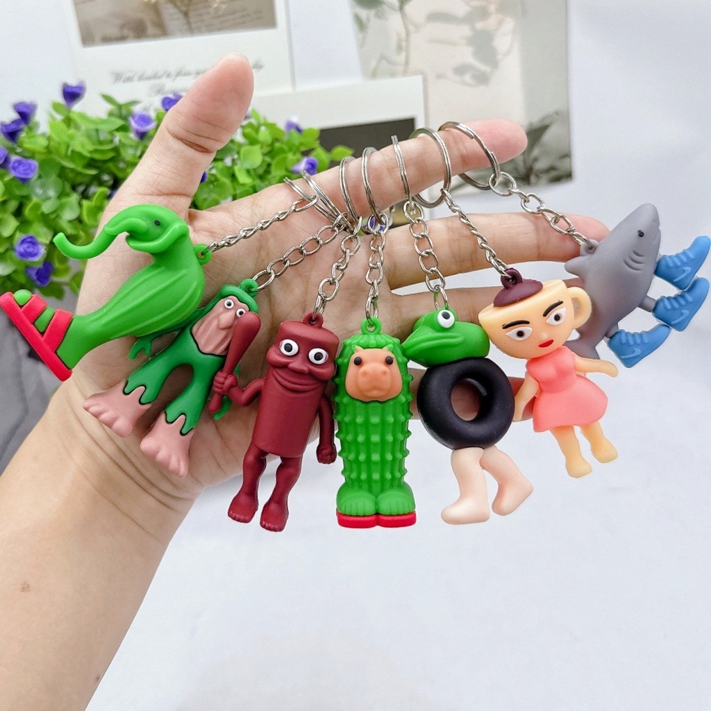 Tung Tung Tung Sahur Keychain Tralalero Tralala Key Ring Italian ...