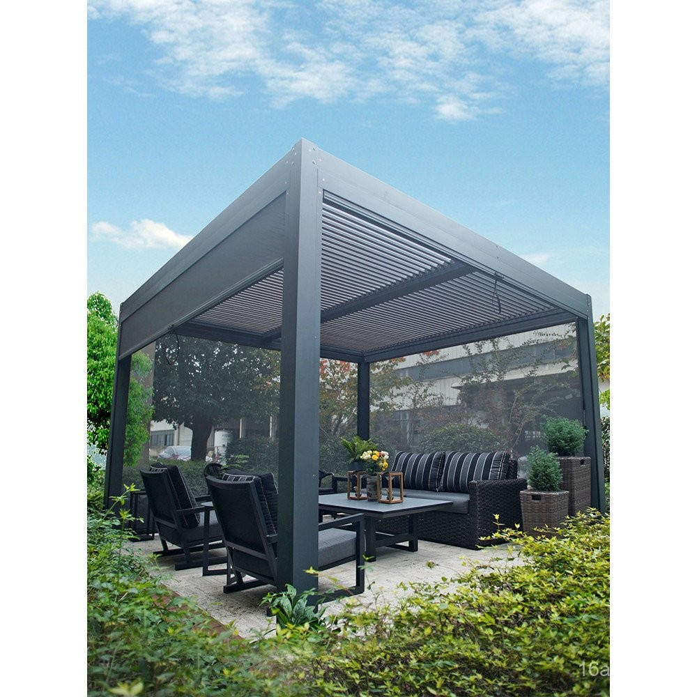 Outdoor Liangting Electric Sunshine Villa Terrace Aluminum Alloy ...