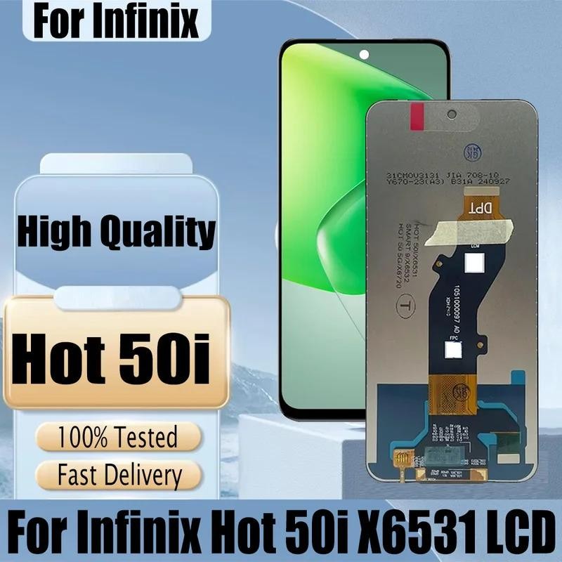 For Infinix Hot 50i X6531 X6531B LCD Display Touch Screen Digitizer ...