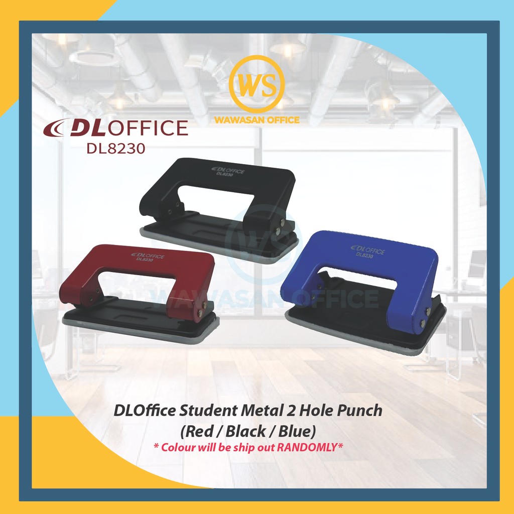 Ding Li 2-Hole Paper Punch / Paper Puncher / Penebuk Kertas / Penebuk ...