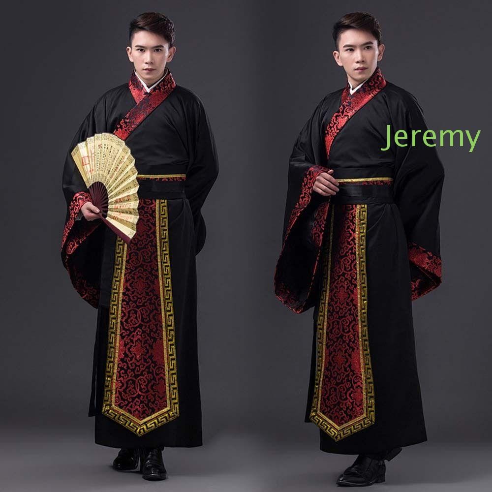 JEREMY1 Chinese Men Hanfu, Outfit Ancient Stage Costumes Chinese Men ...