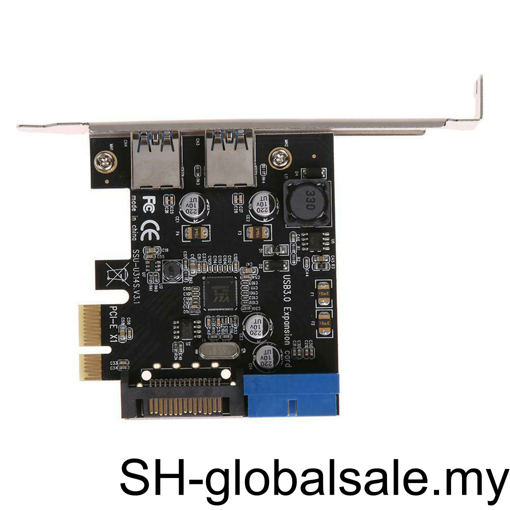 1/2/3 PCI-E to USB 3.0 Expansion Card 20 Pin 5Gbps Speed External Hub ...