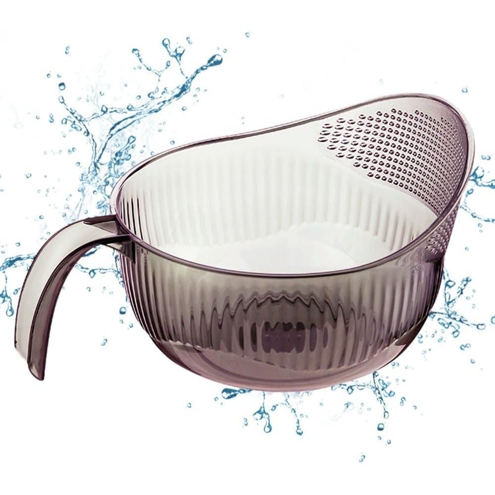 2024 New Rice Washer Strainer Bowl, Rice Rinser Strainer Multi ...