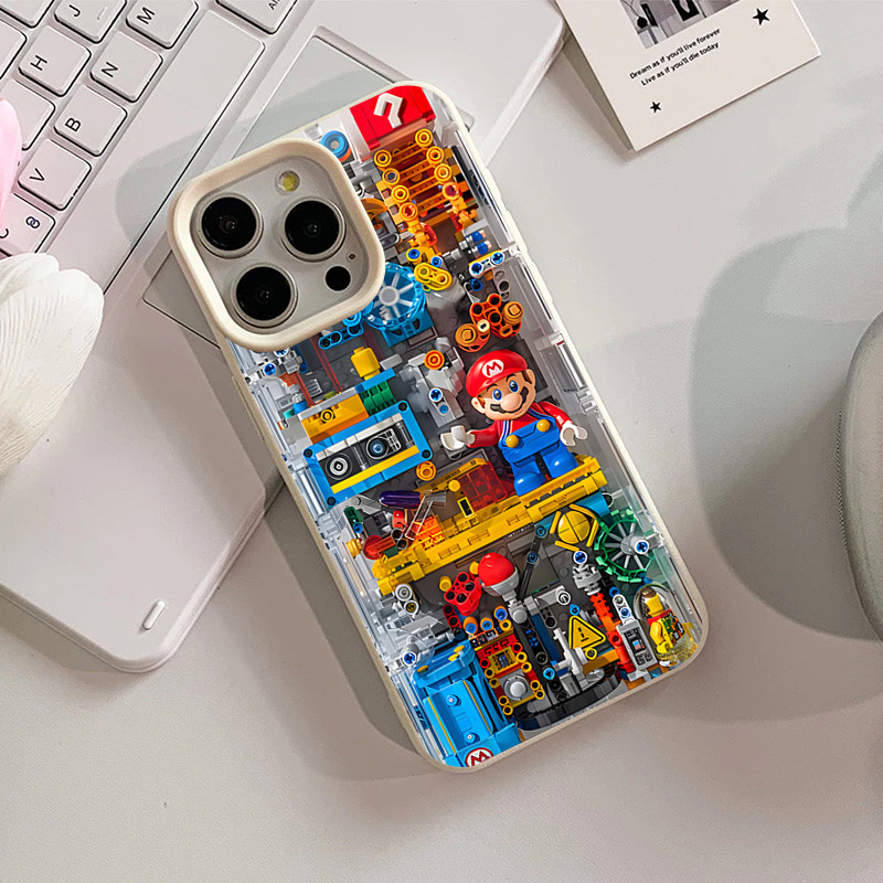 For iphone 16 pro Case 15 11 12 13 14 pro max Lego and Super Mario ...