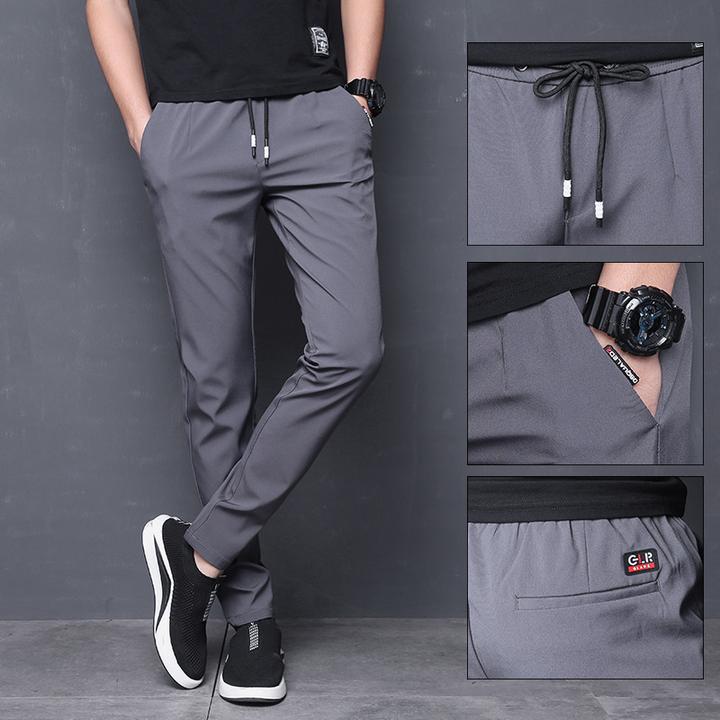 Ready Stock Ice silk Seluar Lelaki Tracksuit Man Seluar Slack Lelaki ...