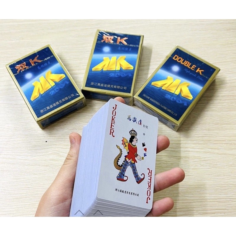 Double K 52-card deck of playing cards - beautiful, long-lasting color ...