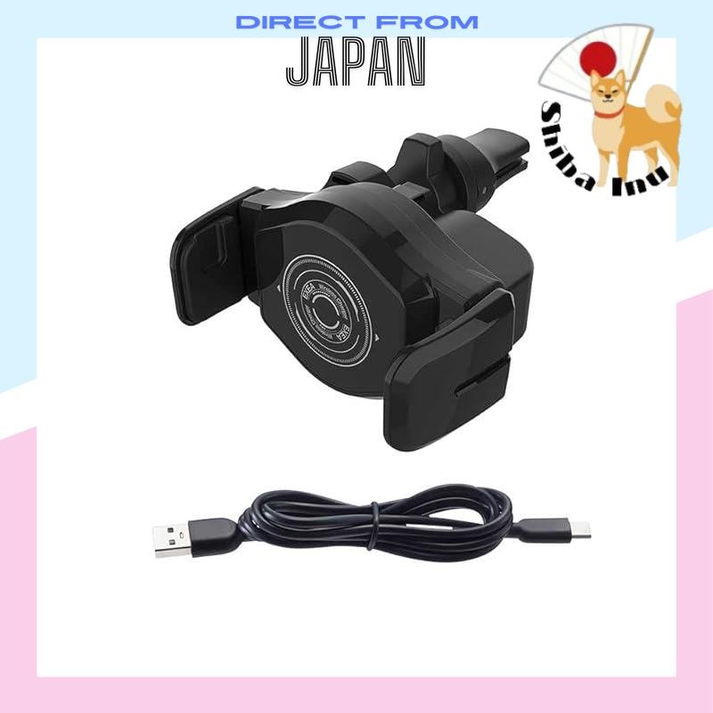 EXEA Car Interior Wireless Charging Automatic Opening and Closing Holder EC-243 Black by Seiko ...