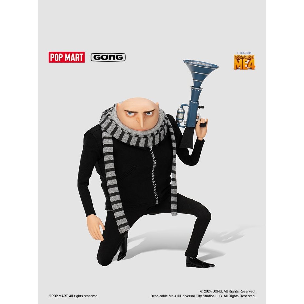 [100% Popmart Genuine] POPMART Resonance Despicable Me Gru 1/8 Action ...