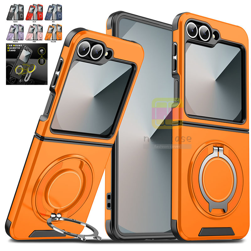 Deluxe Armor Magnetic Armor Stand Phone Case with Sliding Camera ...