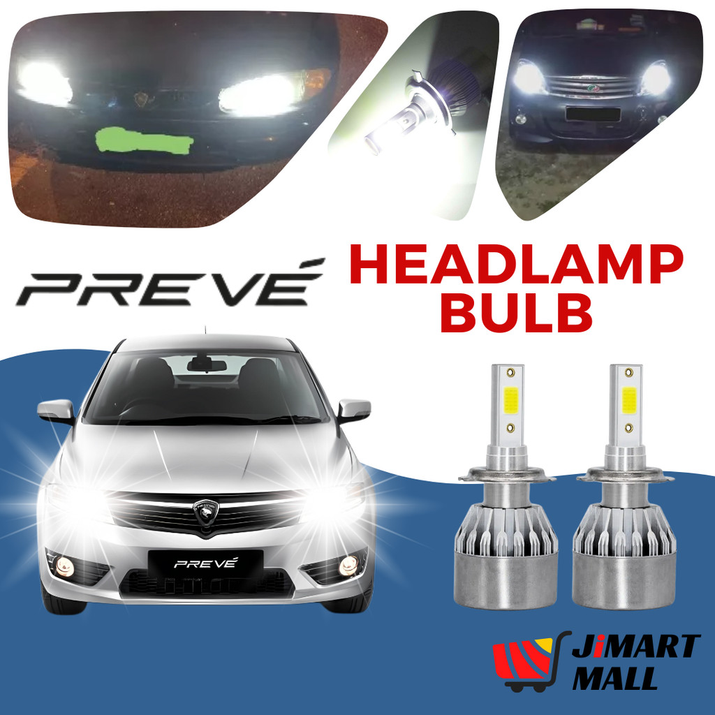 PROTON PREVE HEADLAMP LED BULB 6000K White Car Head Light Lamp ...
