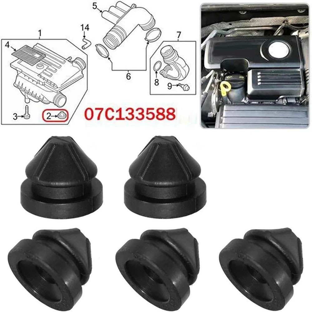 5PCS Rubber Air Filter Housing Grommet Engine Cover Buffer Bush ...