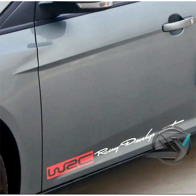 [Ready Stock]S1366# 2pcs WRC Racing Development Sticker Decals | Shopee ...