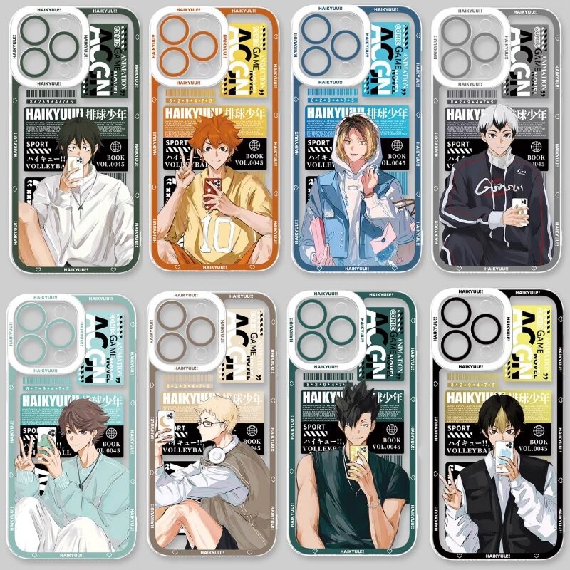 Anime Haikyuu Case For Iphone 16 Pro Max 15 14 Pro Max 16 Plus 16 ...