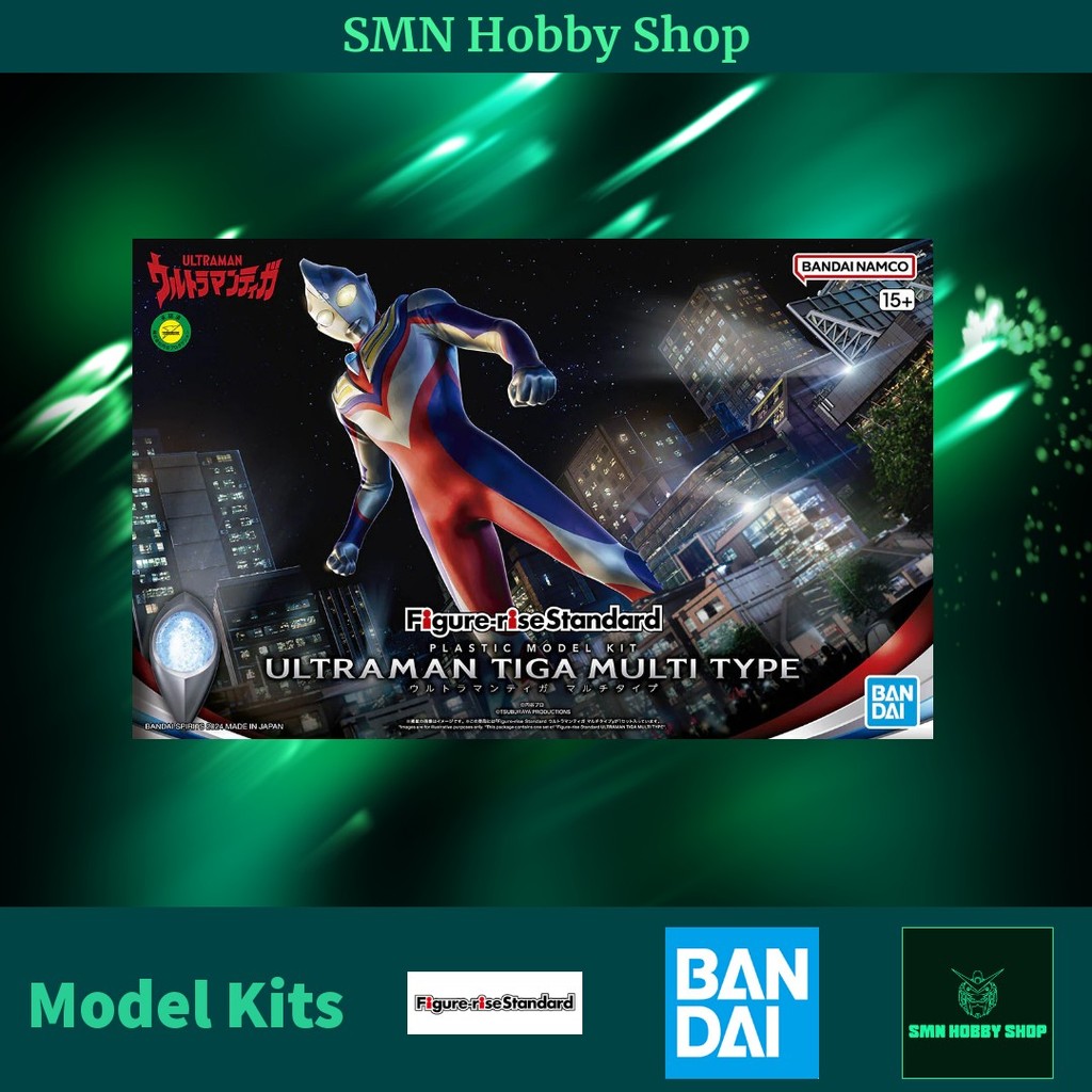 FRS Figure-Rise Standard Ultraman Tiga Multi Type Toys Plastic Model ...