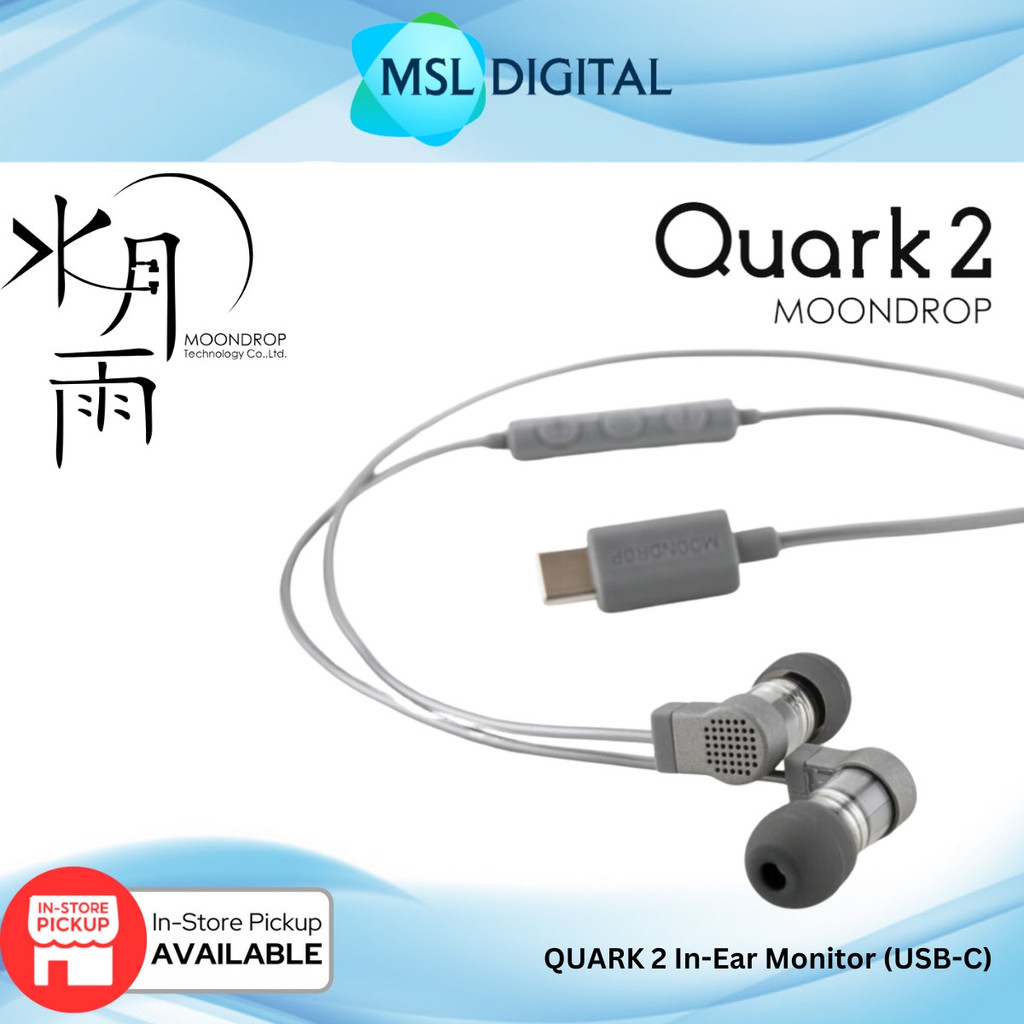 MOONDROP QUARK 2 In-Ear Monitor (USB-C) | Shopee Malaysia