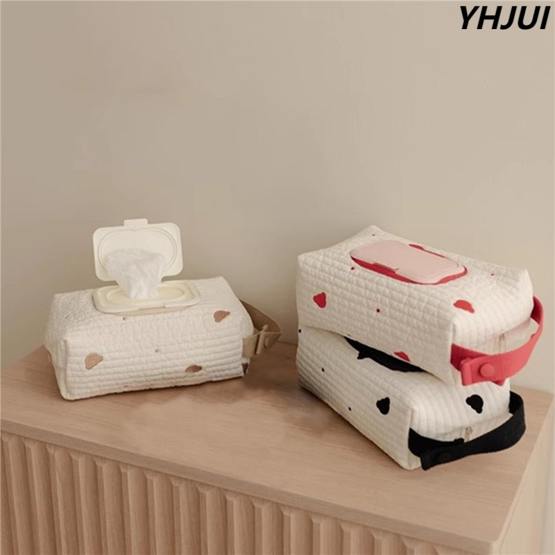 Hanging Tissue Holder Reusable Puff Wet Wipes Bag Removable Tissue Box ...
