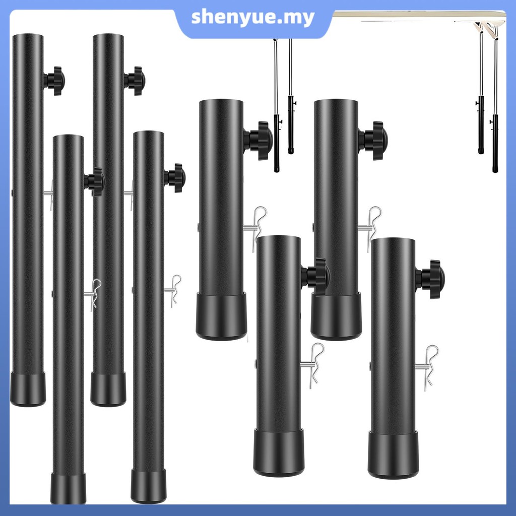 4Pcs Folding Table Leg Extenders Heavy Duty Steel Folding Table Leg ...