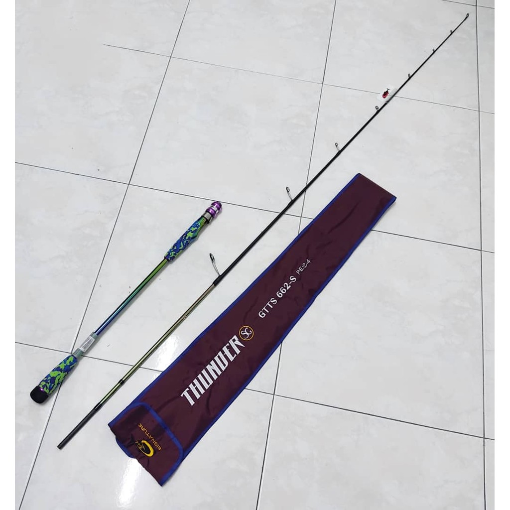 ROD, G-TECH THUNDER-SG GTTS SPINNING (BUTT JOINT) | Shopee Malaysia