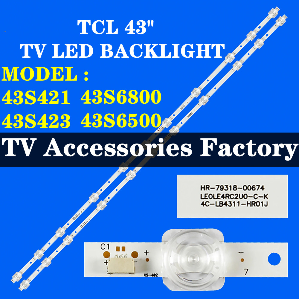 TCL 43S421 43S423 43S6500 43S6800 TV LED BACKLIGHT BAR READY STOCK ...