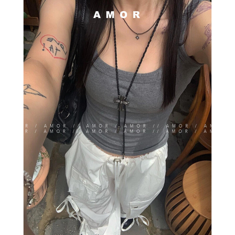 Chrome Hearts Y2k One rope for multiple purposes Black rope leather ...
