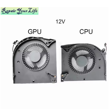 Laptop CPU GPU Cooling Fans For DELL For Alienware M17 R2 04515Y 0R23G0 ...