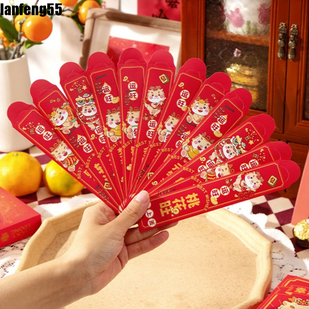 LANFENG 12pcs/box Blind Boxes Red Pockets, Decorative Chinese Style ...