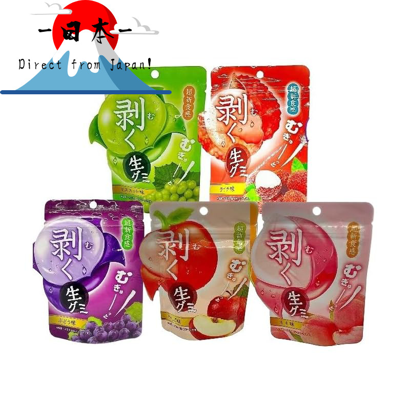[Direct from Japan] 【5-Flavors Assortment】New Texture Peelable Fresh ...