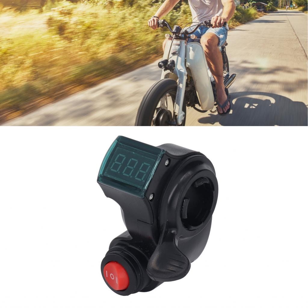 Bicycle Throttle Accelerator Real Time Display 3 Speed Bike Thumb for ...