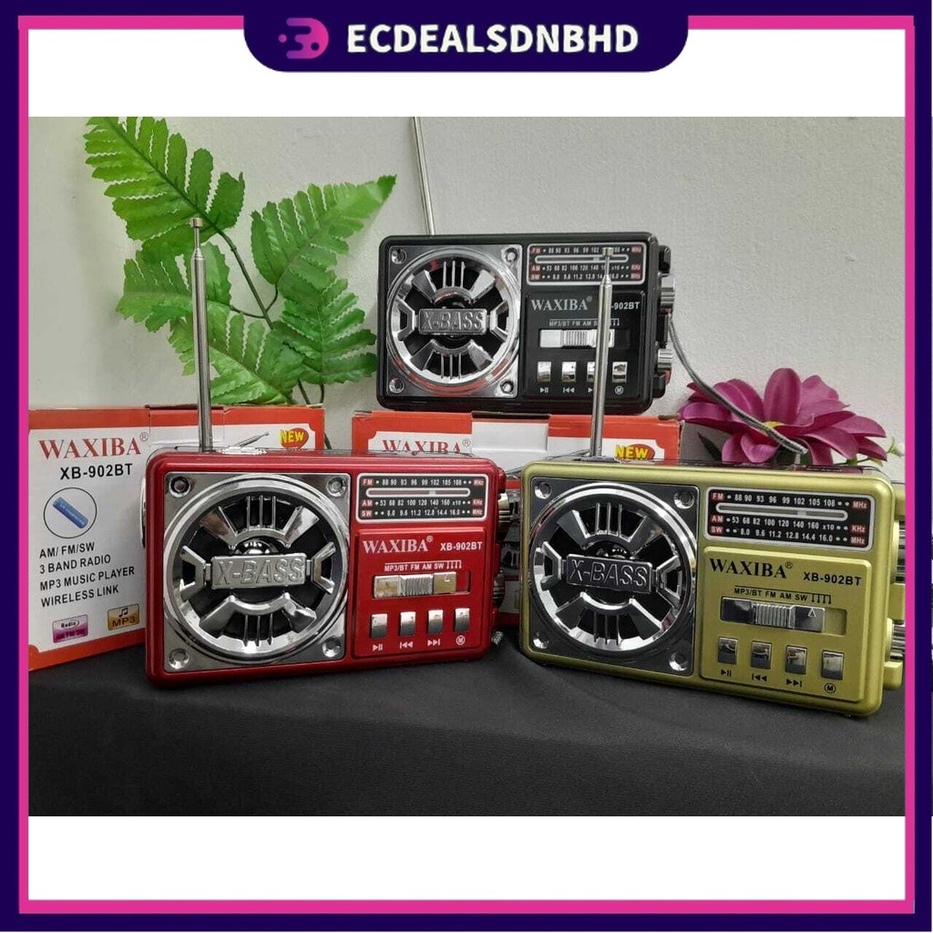 XB902BT Rechargeable Radio Portable Radio USB Radio FM Radio Portable ...