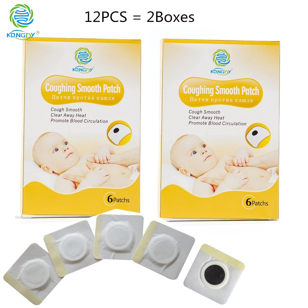 Kongdy 12pcs=2boxes Stop Coughing Patch Anti-cough Plaster for Child ...