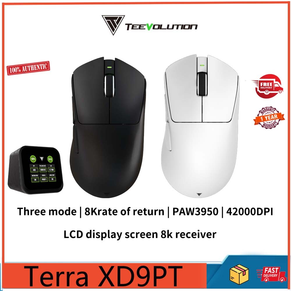 TEEVOLUTION Terra XD9PT Three Mode Right Hand Ergonomic Lightweight ...