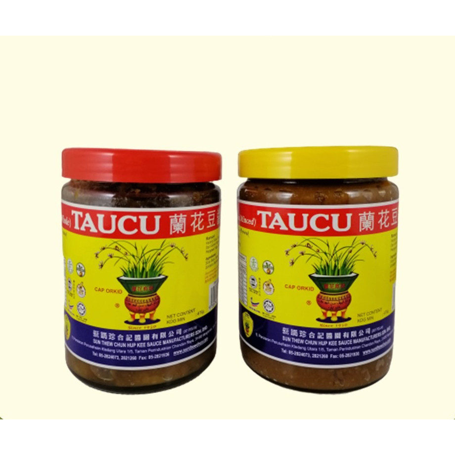 Cap Orchid Taucu (Biji/Kisar) | Orchid Brand Bean Paste (Whole/Minced ...