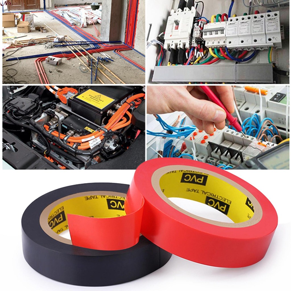 Black PVC Electrical Tape Industrial Grade PVC Electrical Insulating ...