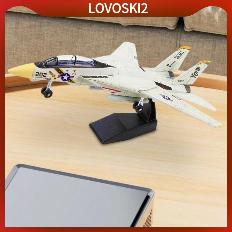 [LovoskiacMY] DIY F14 Fighter Jet Airplane Assembly Blocks Lightweight Aeroplane Miniature ...
