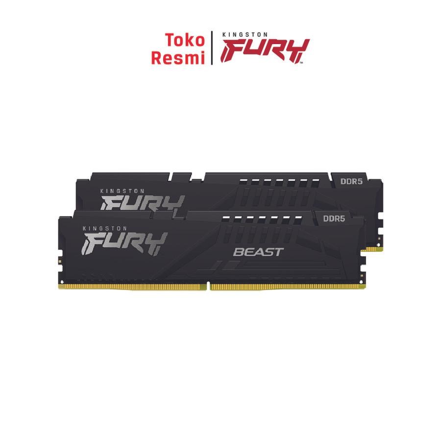 Kingston Fury Beast DDR5 6000MHz CL36 64GB (2x32GB) KF560C36BBEK2-64 - Udimm Memory RAM Computer ...