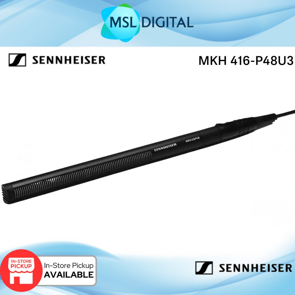 Sennheiser MKH 416-P48U3 Moisture-Resistant Shotgun Microphone | Shopee ...